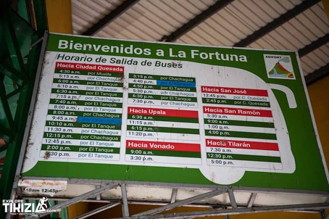 Understanding bus schedules and routes from San Ramon, Costa Rica ...