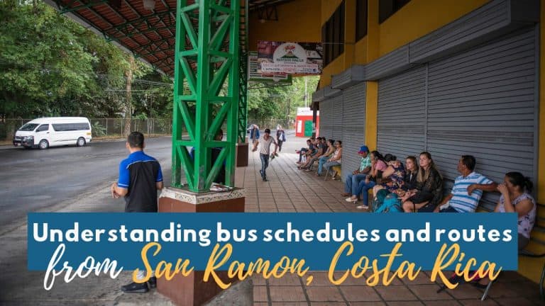 Understanding bus schedules and routes from San Ramon, Costa Rica ...